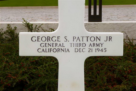 Gen. G.Patton Grave In Luxembourg. Bastogne. Belgium.Bastogne Private ...